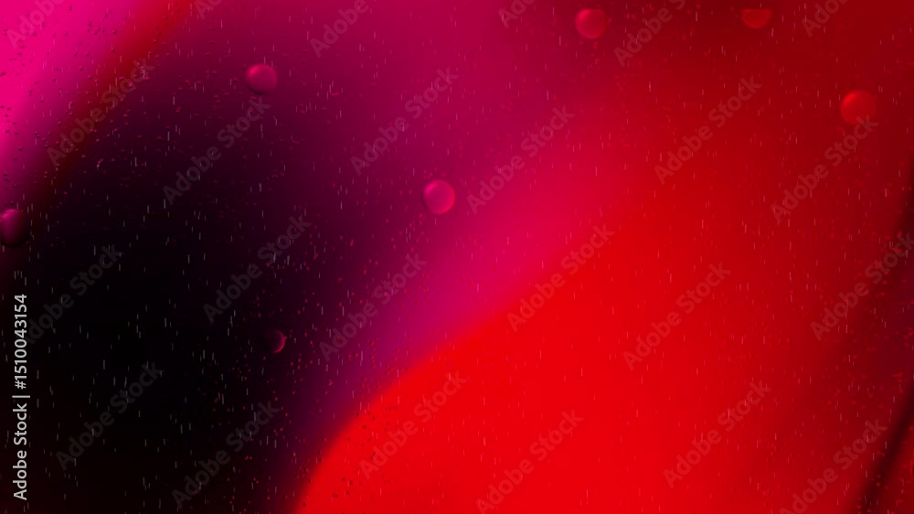 Falling Crimson Echoes: A Gradient of Rain and Red Abstraction as ...