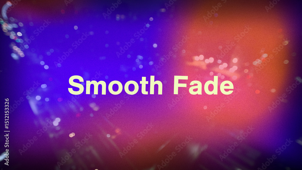 Smooth Fade Transition Title Stock Template | Adobe Stock