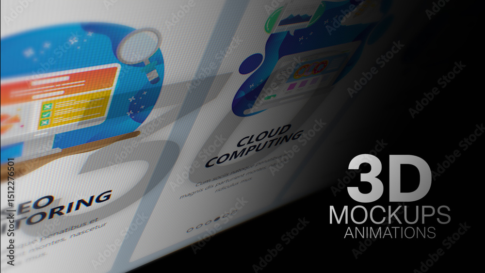 3D Mockup Camera Angle Animations (30) | Animated Screen Camera Close ...