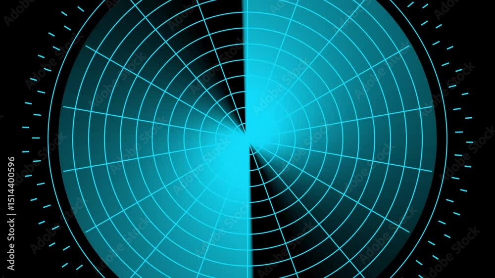 An air traffic control tower equipped with radar.High-tech radar ...