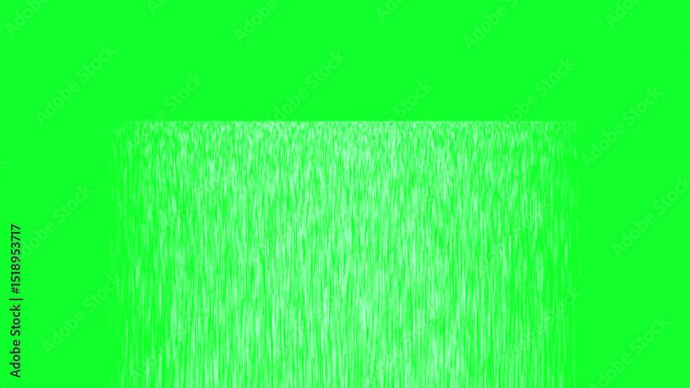 Vidéo Stock Water of fountains with green screen background. Waterfall ...