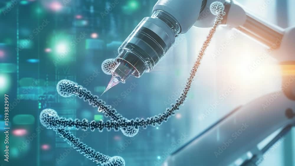 Advanced Robotic Arm Using Precision Tools for DNA Sequencing and ...