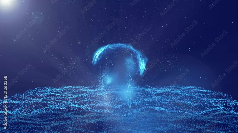 Loop Space Flight deep space exploration travel to The Omega Nebula ...