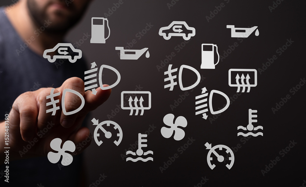 Poster Learn to recognize and understand your car's dashboard warning ...
