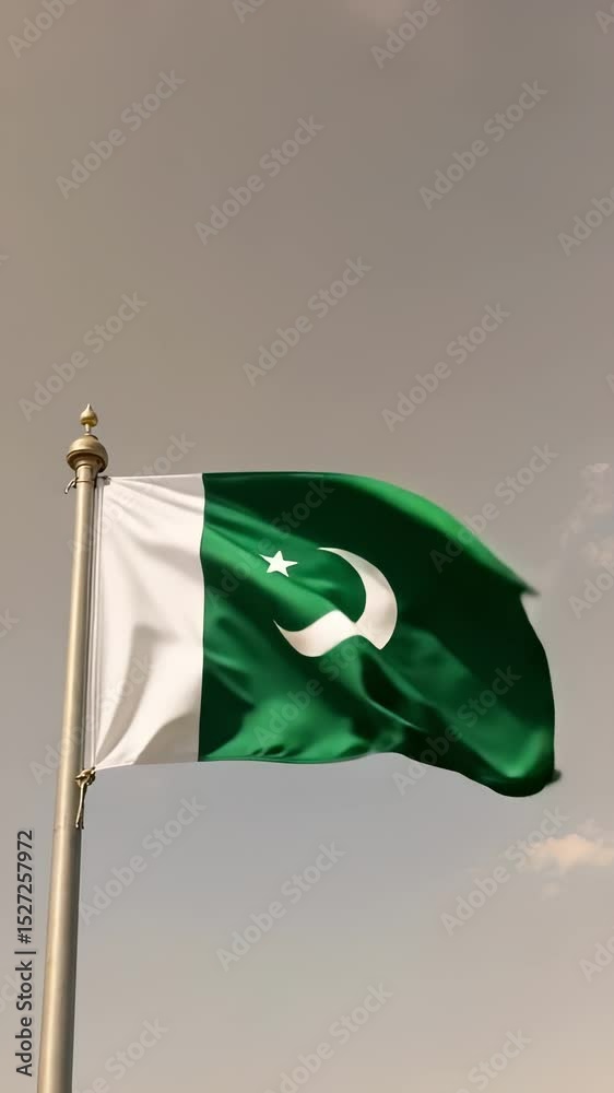 Vidéo Stock Pakistan Independence Day celebration featuring a vibrant ...