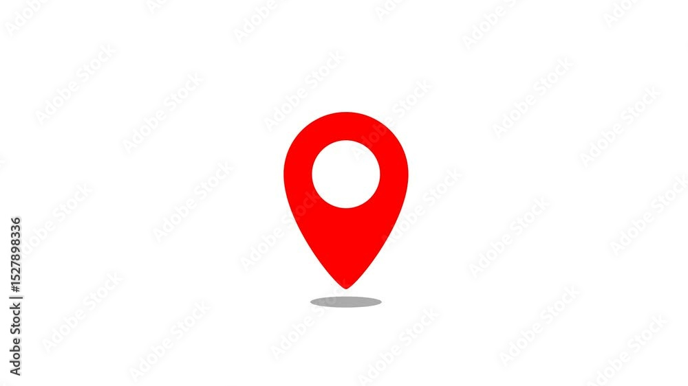 Animated location pointer. animated pin map animated icon. location ...