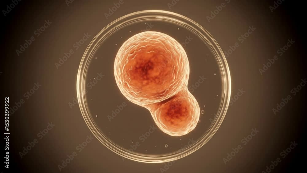 Cell Division: An intimate depiction of cell division, capturing the ...
