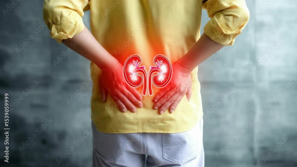 Renal disorder: nephron failure, toxin buildup, urine change, body ...