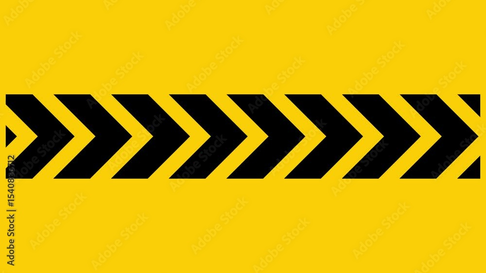Seamless loop black chevron stripe animation moving horizontally from ...