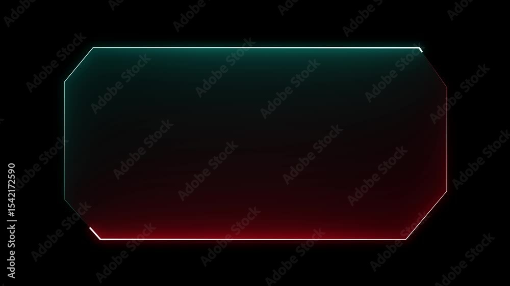 HUD, UI, GUI futuristic user interface screen animation. High tech screen for video game. Sci-fi ...