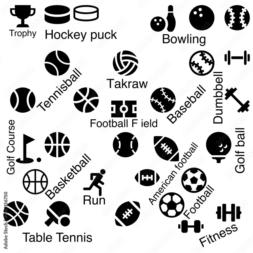 Poster Sports Icon Symbol – Wall Art | UkPosters