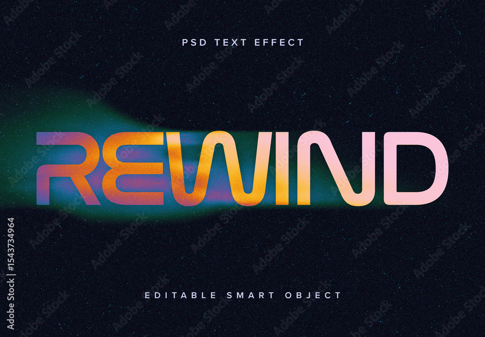 Colourful Smudge Text Effect Mockup Stock Template | Adobe Stock
