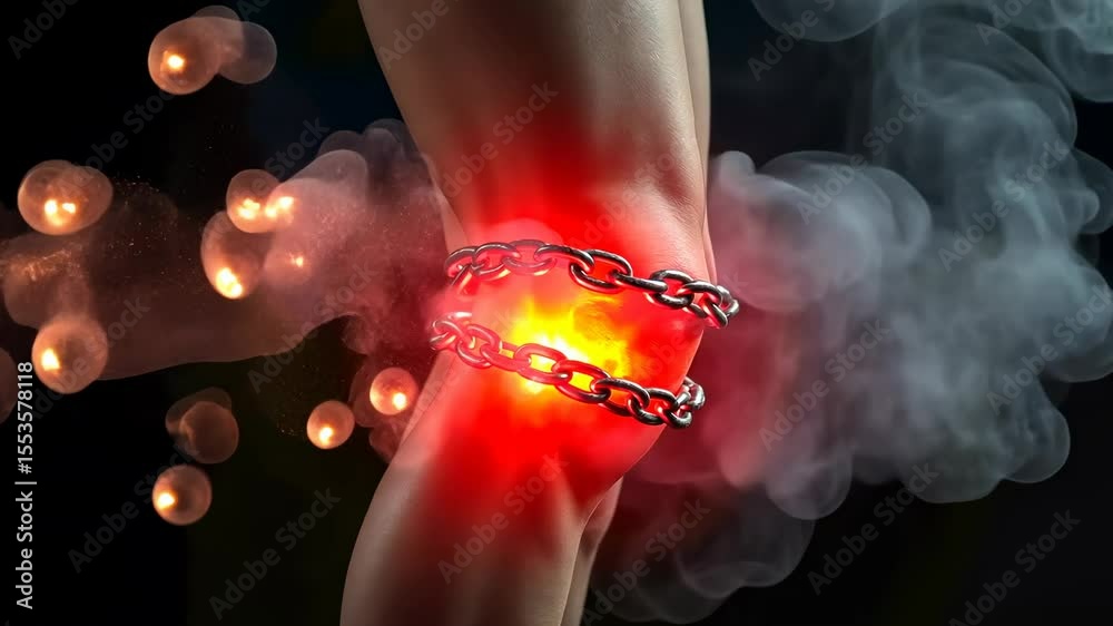 Knee pain, joint inflammation, symptom relief. Pain management ...