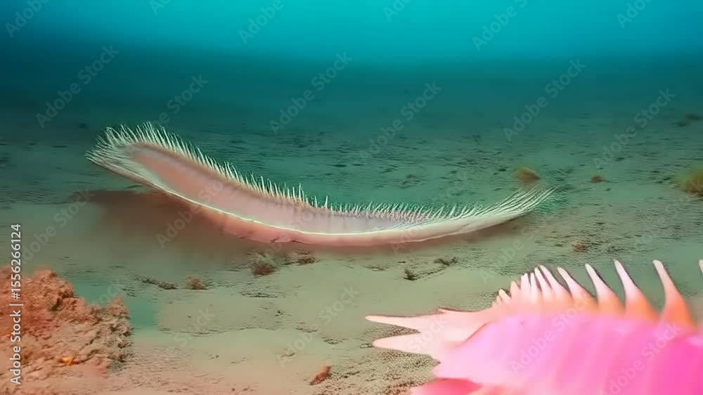 Spectacular deep sea scale worm emerges from the abyss, a rare creature ...
