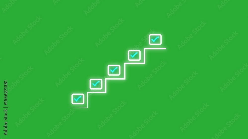 Checklist and task progress tracking concept on transparent background ...