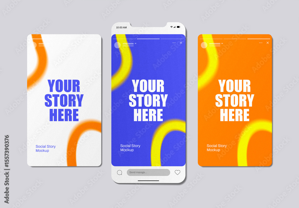 Social Media Story Mockup modèle Stock | Adobe Stock