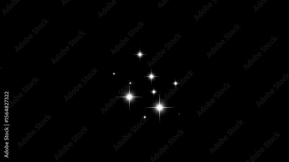 Twinkling stars animation, white cartoon. Star twinkling animation ...