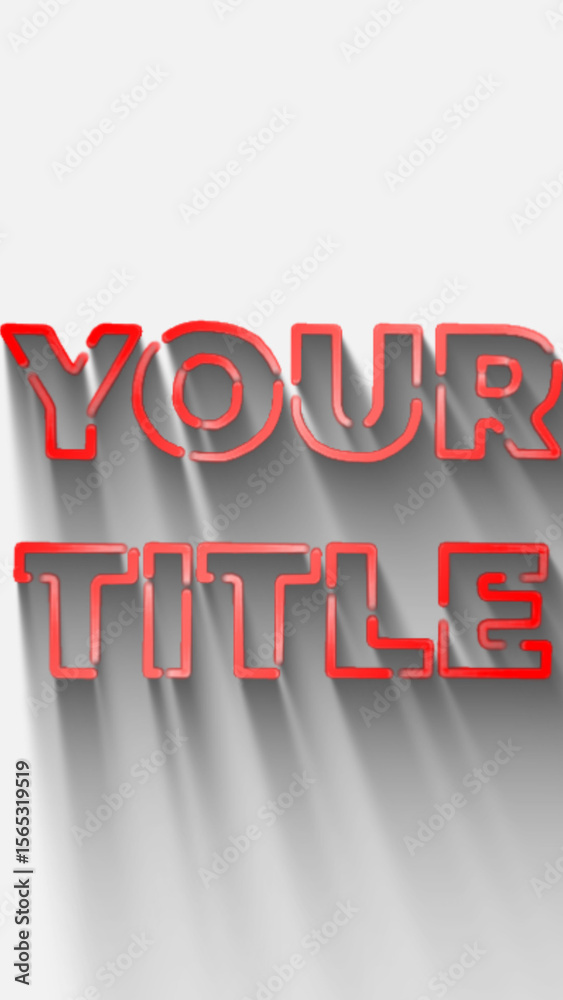 Clean Elegant Animated Title for Vertical Social Media Stories Stock ...