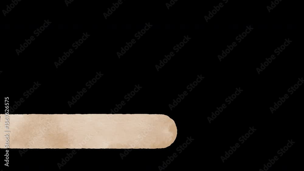 animated old paper lower third with transparent background, lower third ...