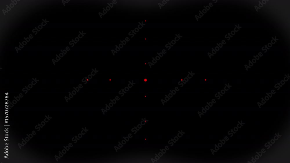 Camera viewfinder digital overlay display.Alpha Chanel Video.Binocular ...