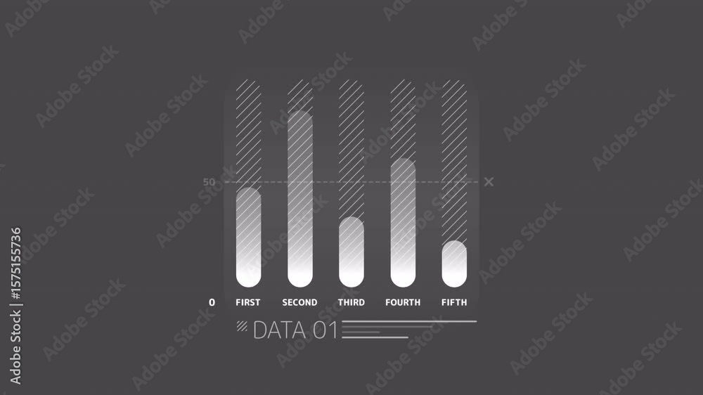 Animated Data Visualization: Progress Bar Chart with Dynamic Growth 素材庫 ...