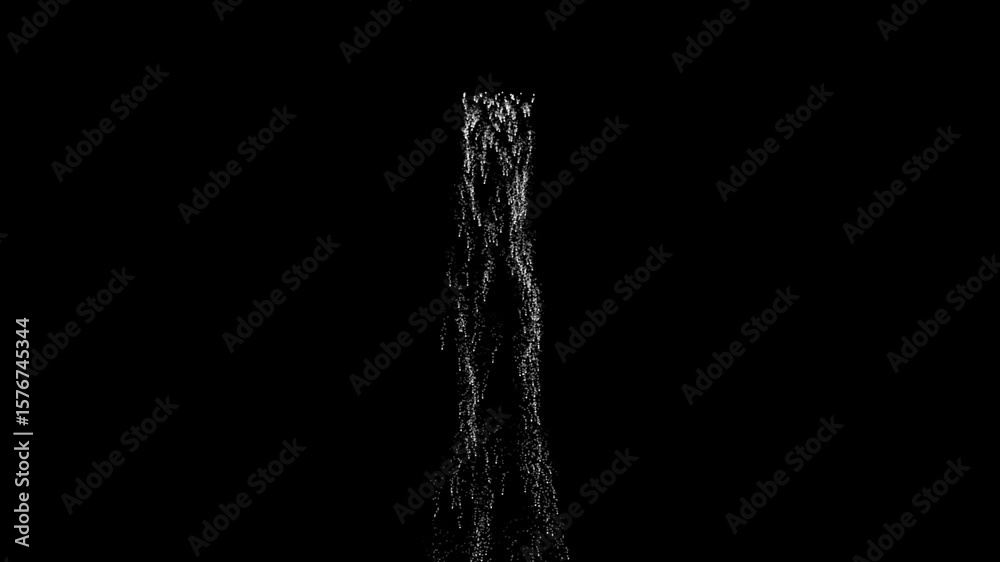 Chroma Key Waterfall for Motion Graphics Projects. 4K Waterfall ...