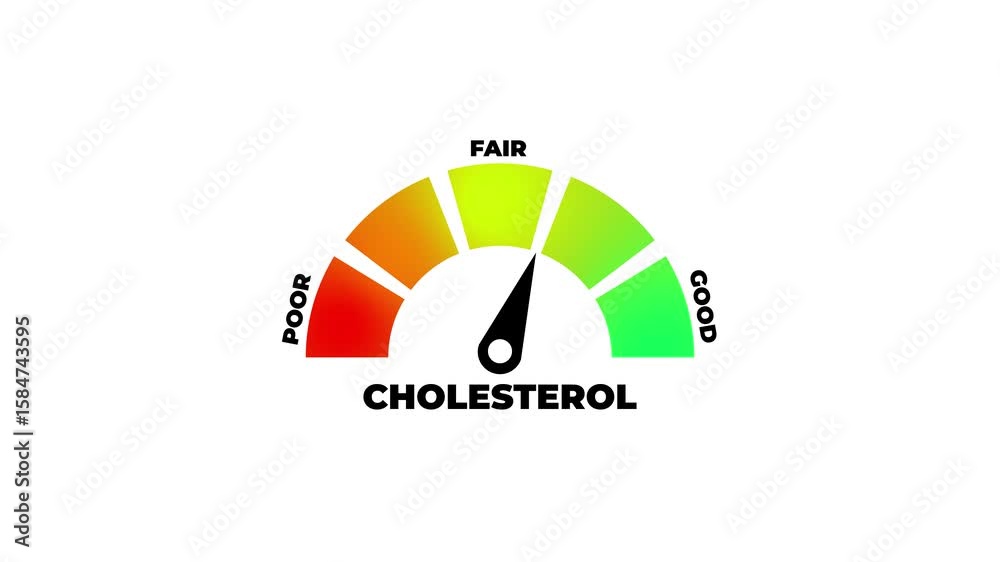 Vidéo Stock Cholesterol Level Measuring animation.4K motion animation ...