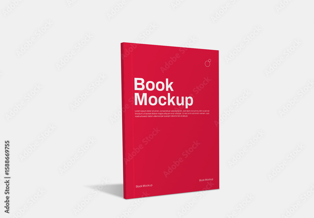 Standing 3D Book Mockup Stock Template | Adobe Stock