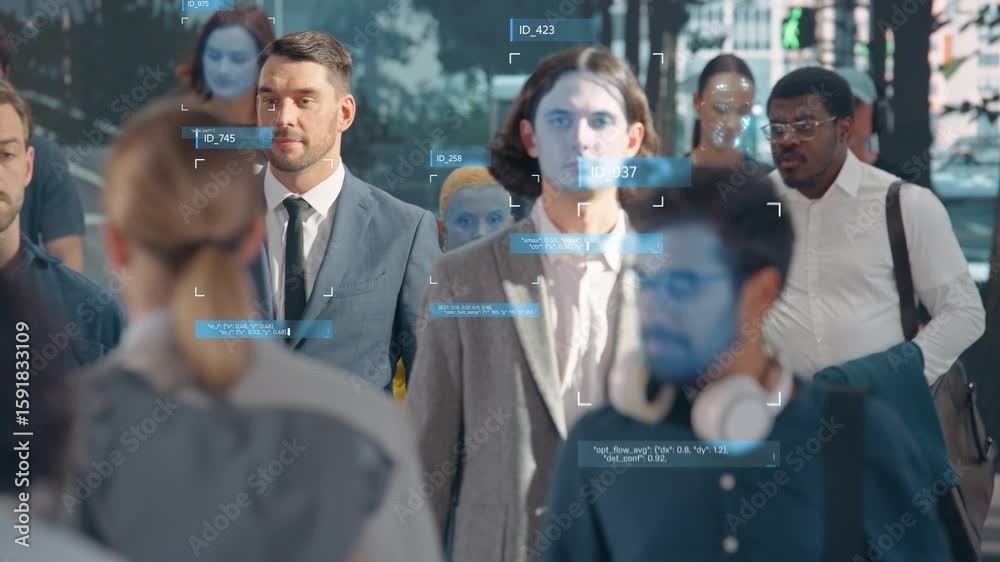 Smart City Surveillance System Using Facial Recognition and AI to Scan ...
