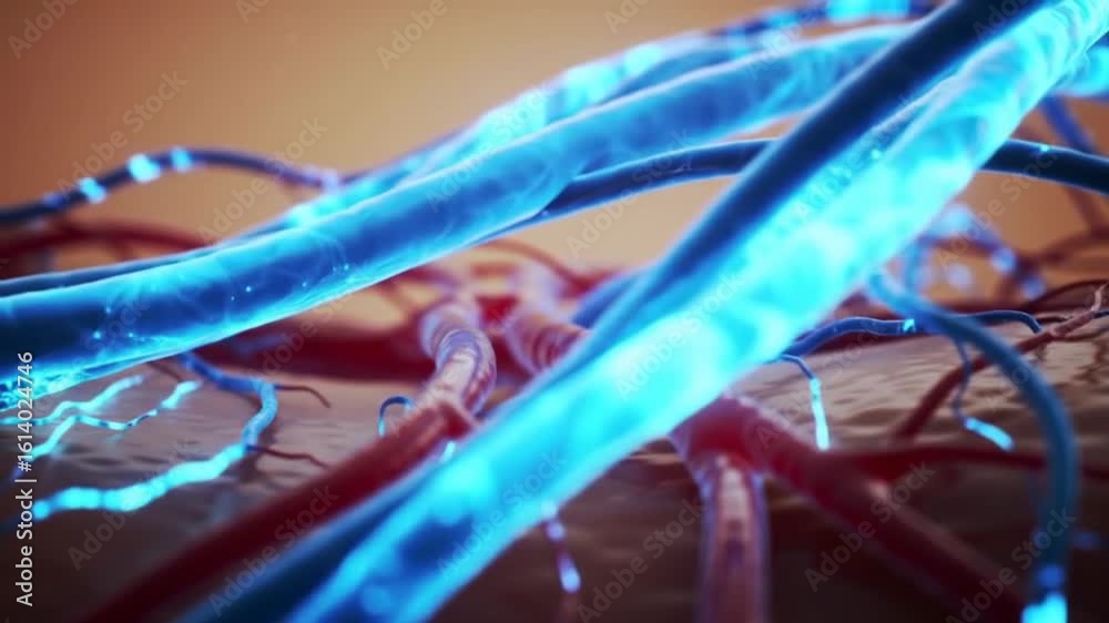 Video Stock Visualizing Human Anatomy: A Detailed Look at Veins and ...