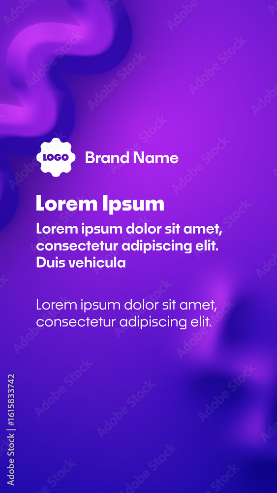 Text Animation and Logo Revealon Vibrant Colorful Background Stock ...