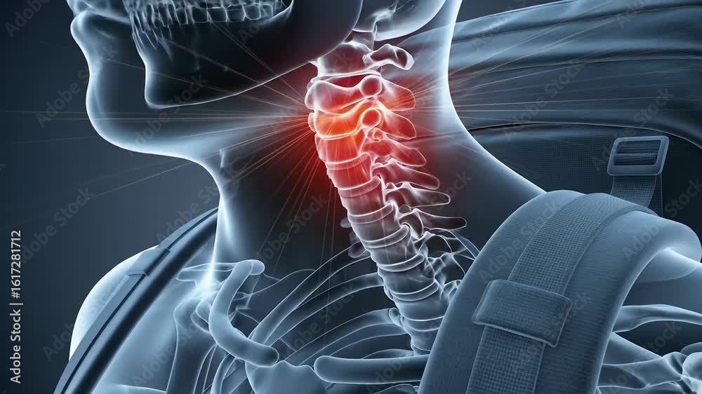 Dynamic XRay Visualization of Neck Pain and Cervical Spine Strain ...