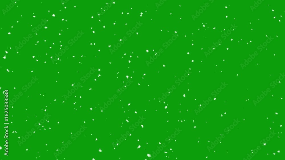 christmas snow winter holiday green screen alpha channel 4k video. Snow ...