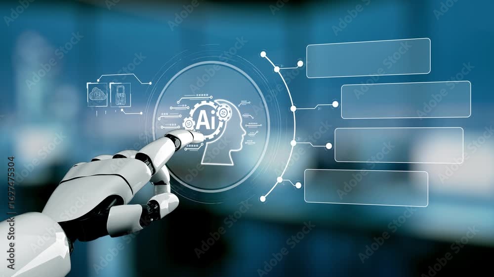 AI Assistant Brain Processor with LLM Technology, Big Data, Machine ...