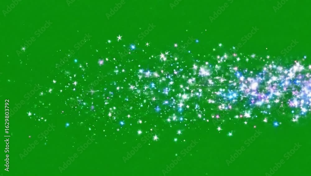 Magical Spell Casting Animation with Twinkling Stars and Glowing ...