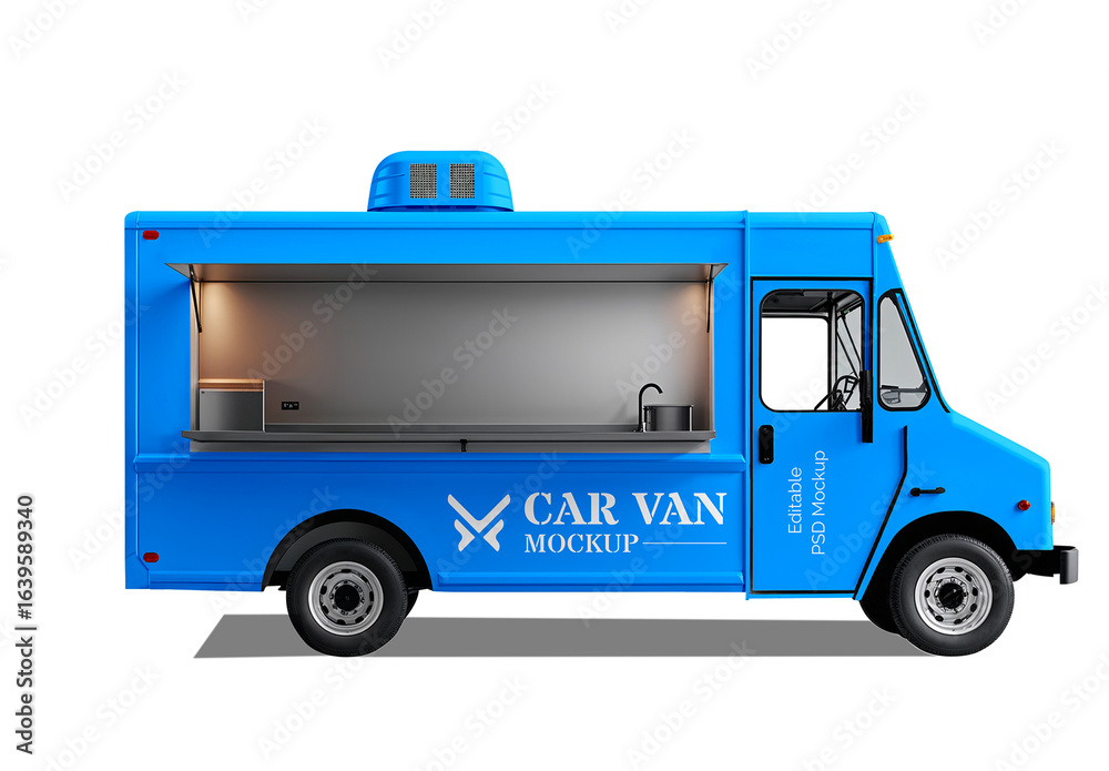 Car Van Mockup Template Stock Template | Adobe Stock