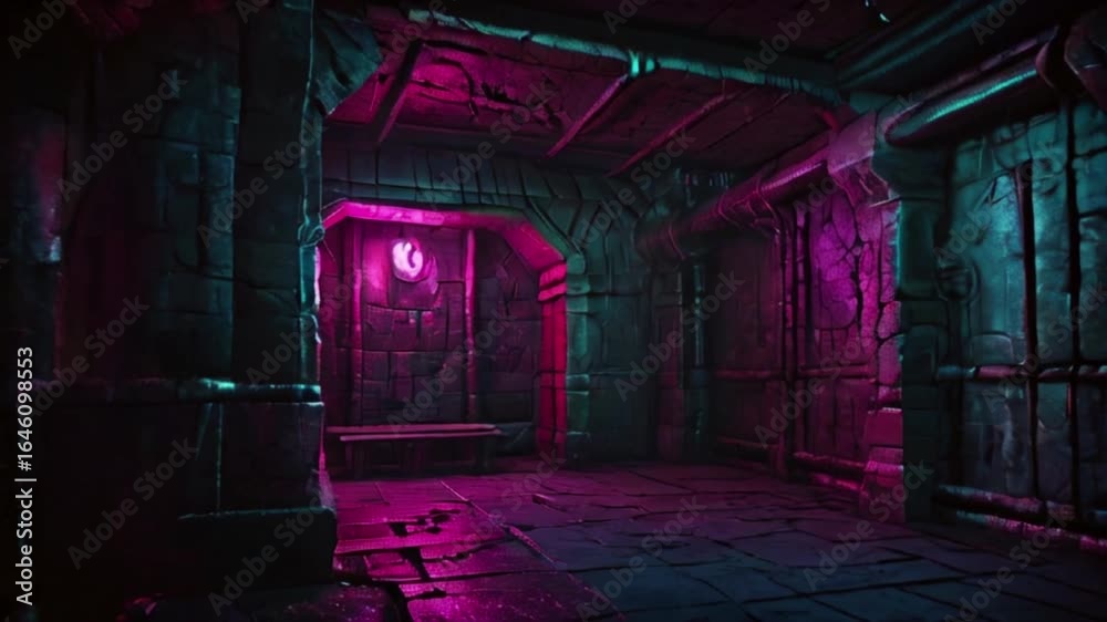 Neon Underground dungeon, fantasy adventure tabletop role play game ...