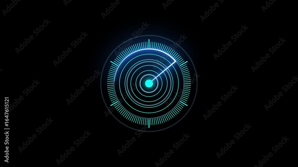 Rader searching animation. Internet technology cyber security concept ...
