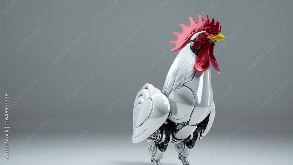 Robot chicken showcases advanced robotics and design innovation at ...