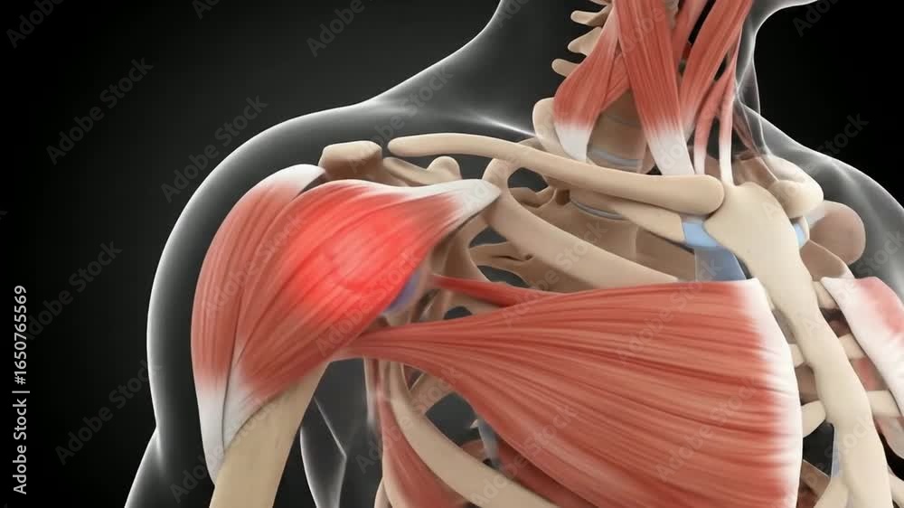 Shoulder Pain Anatomy Animation: Rotator Cuff Injury and Inflammation ...