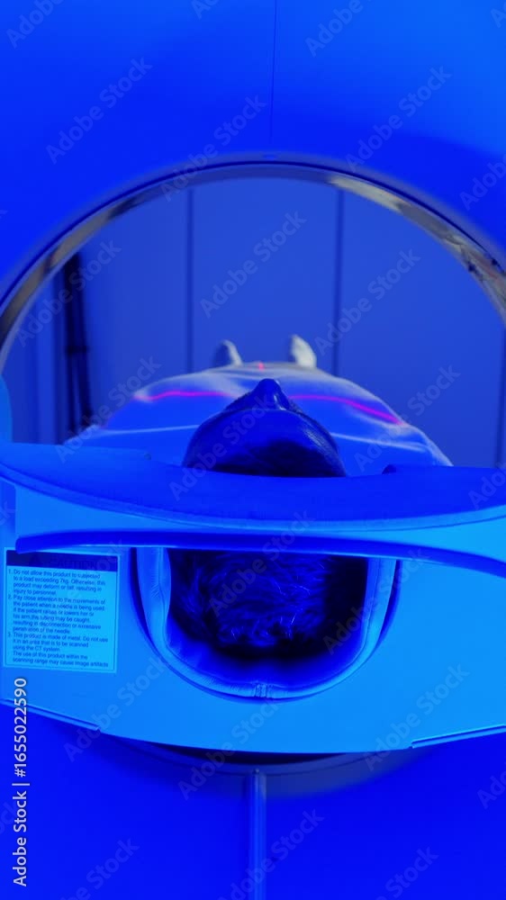 Vidéo Stock CT scanning of the spine examination for assess for ...