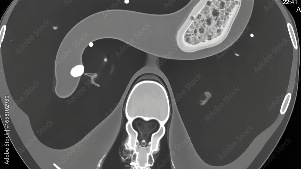 stomach scan, abdominal imaging, organ diagnostics. Digestive health ...