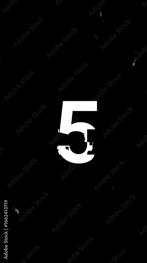 10 second glitch countdown timer animation. Glitch Text Animation ...