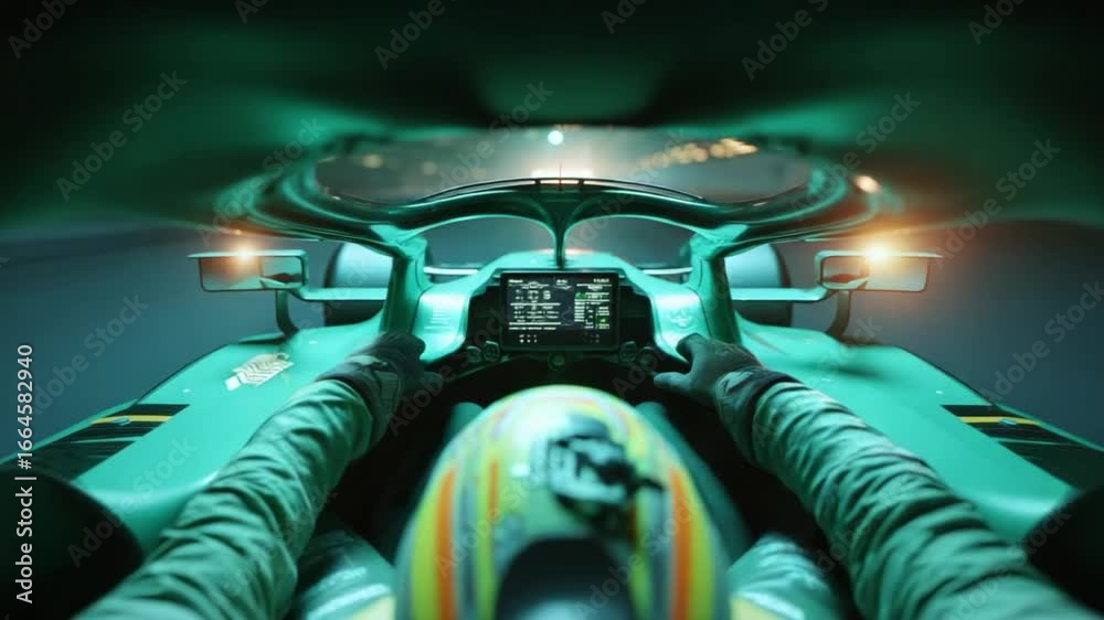 Driver's View: A dynamic POV showcases the adrenaline-pumping thrill of ...