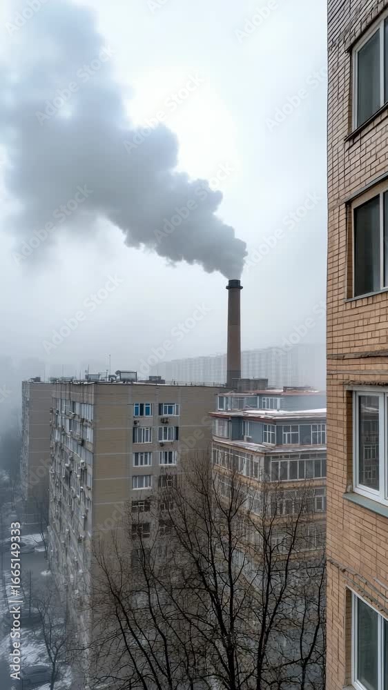 Smog presence impact: industrial byproduct, toxic air, urban ...