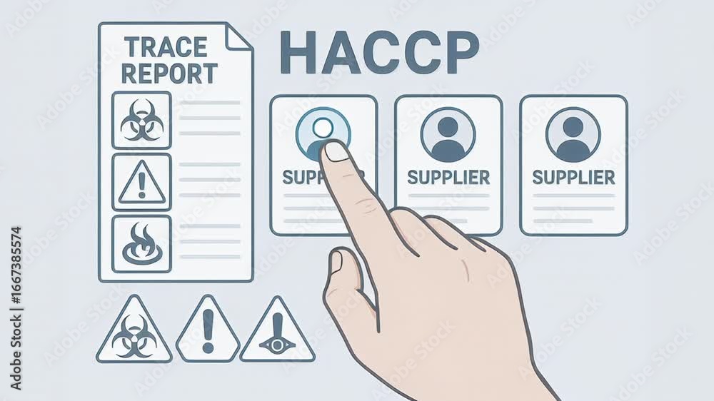 Wideo Stock: HACCP hazard analysis and critical control point ...
