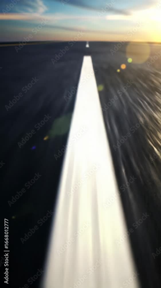 A smooth, continuous forward tracking video from a low pov along an ...