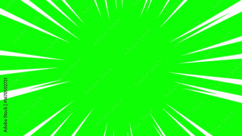 Speed lines motion graphic animation on green screen background Stock ...