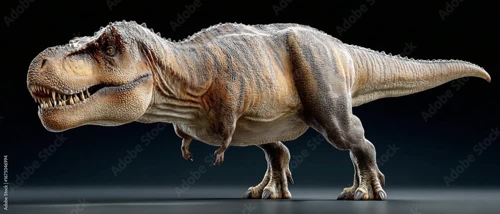 Tyrannosaurus Rex in action: A colossal and realistic Tyrannosaurus Rex ...
