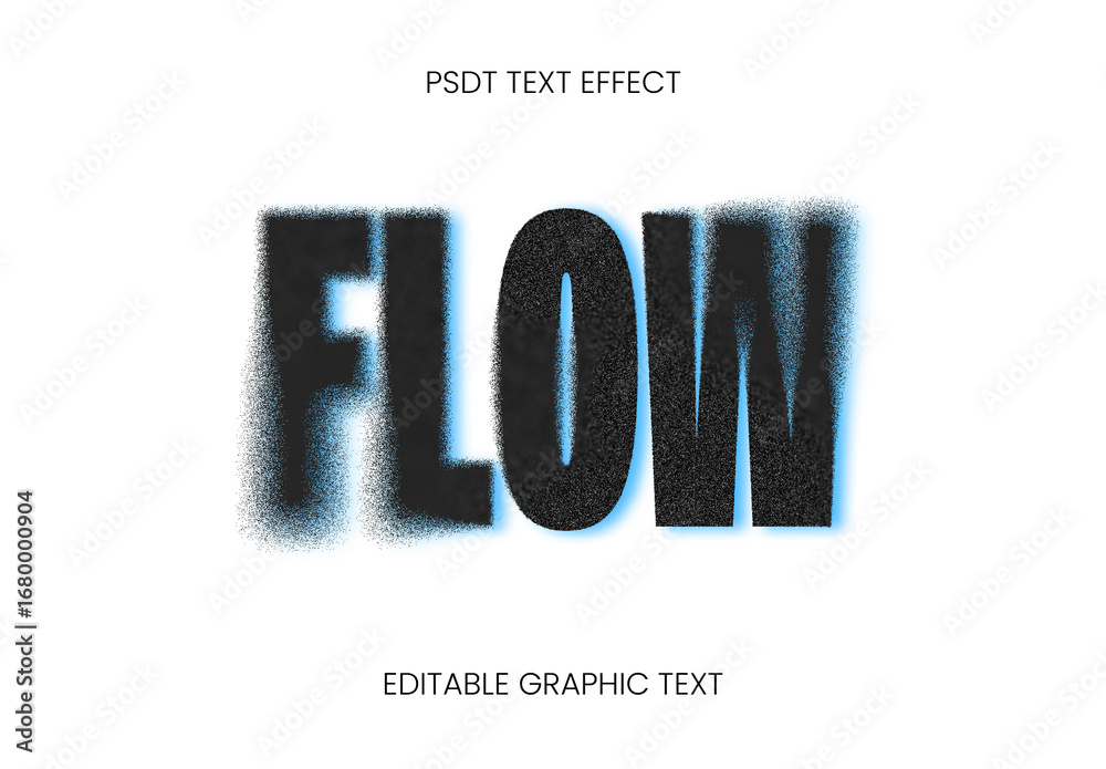 Dissolving Grain Dust Text Effect Stock Template | Adobe Stock